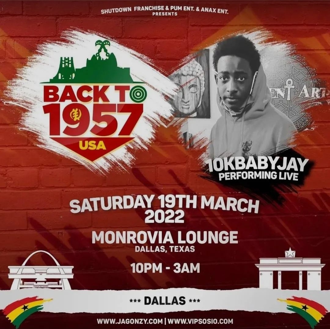 Hip-hop Star 10kbabyjay to perform with Wutah Kobby, Prince Bright at Back-To-1957 Concert in ...