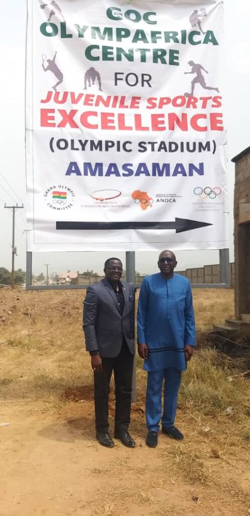 Ghana Olympic Committee Receive Funds To Kick Start Project at Amasaman ...