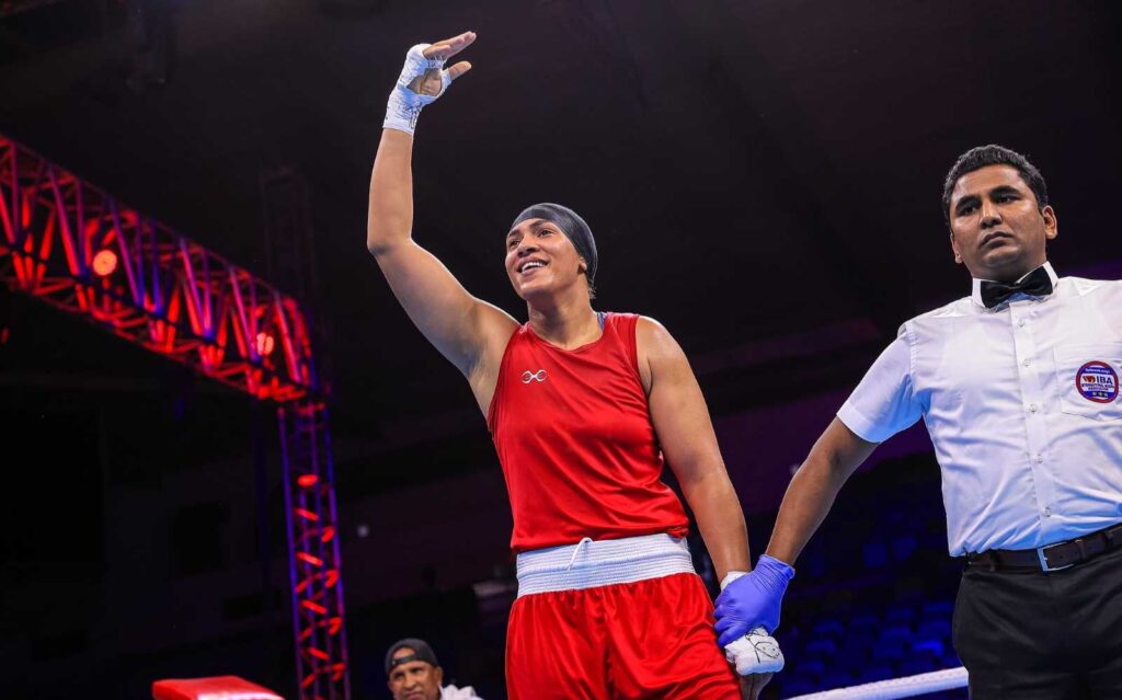 Moroccan boxer Khadija Mardi, becomes the first Arab and African female ...