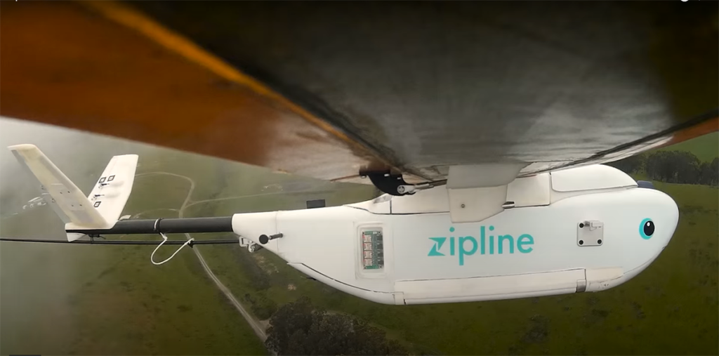 Zipline's new autonomous system to boost delivery services direct to ...
