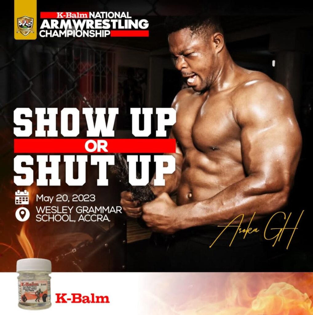 National Armwrestling Open Championship on Saturday at Wesley Grammar ...