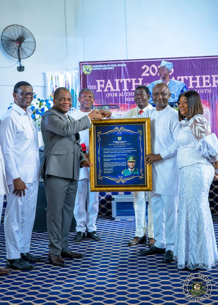Assemblies Of God Ghana Holds Thanksgiving Service For Comptroller ...