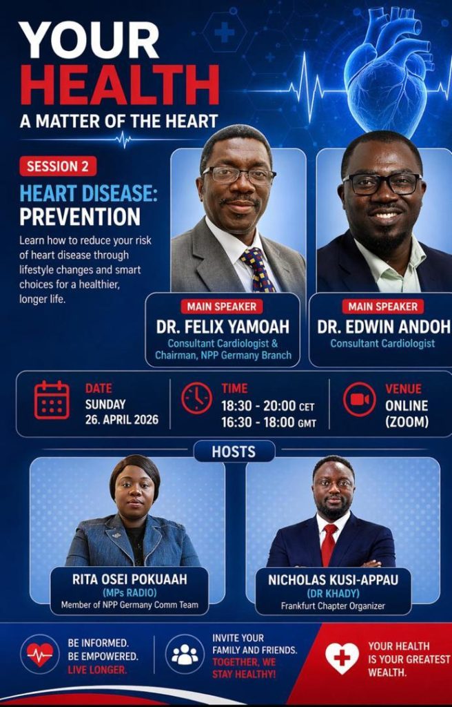 NPP GERMANY Branch Online Virtual Heart Disease Awareness Dialogue Set ...